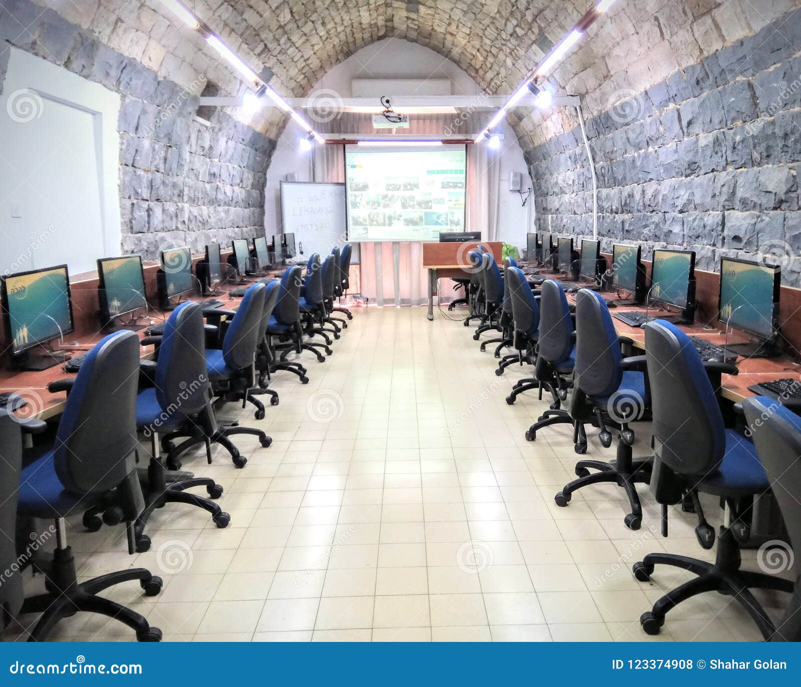 Ancient computer class editorial stock photo. Image of computers ...