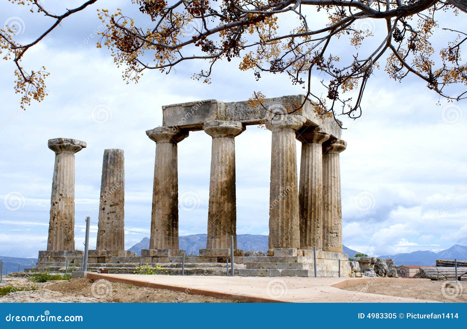 Ancient Corinth 1 stock image. Image of greek, museum - 4983305