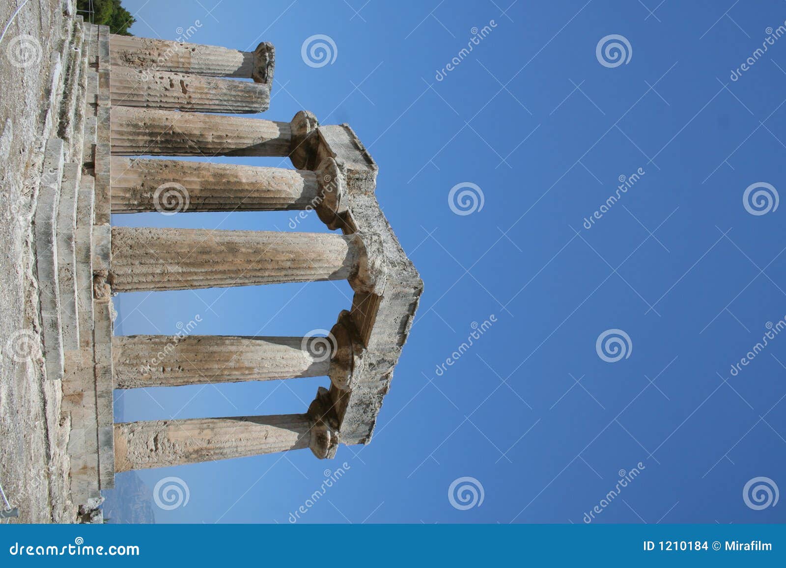 Ancient corinth stock photo. Image of apollo, athens, temple - 1210184