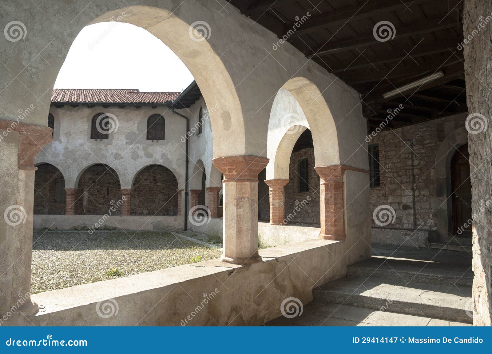 Ancient courtyard stock image. Image of yard, courtyard - 29414147