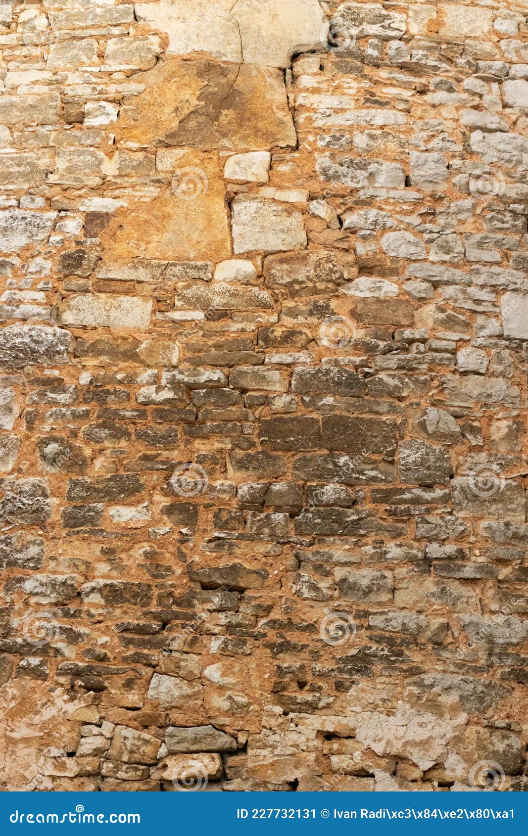 Ancient cracked stone wall stock image. Image of ancient - 227732131