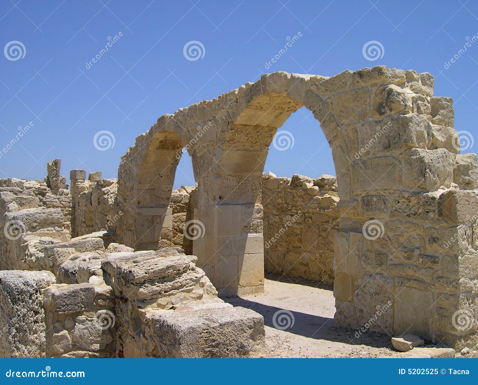 Ancient Cyprus ruins stock image. Image of marmor, arch - 5202525