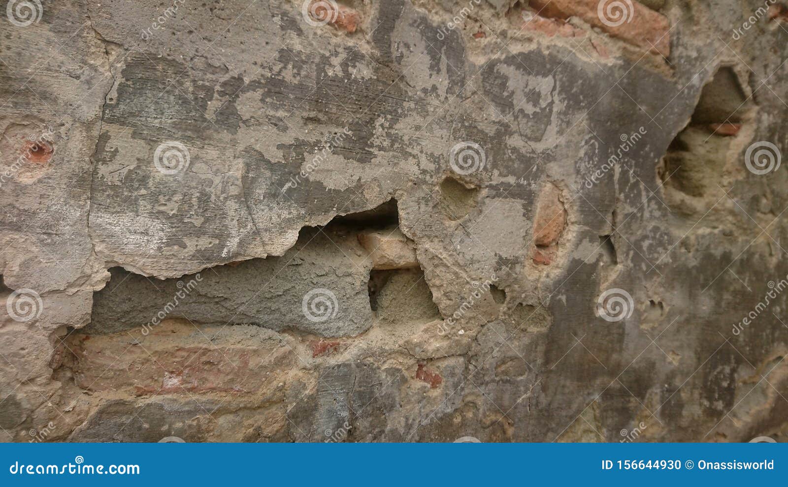 Ancient Decaying Stone Wall Stock Photo - Image of ancient, stone ...
