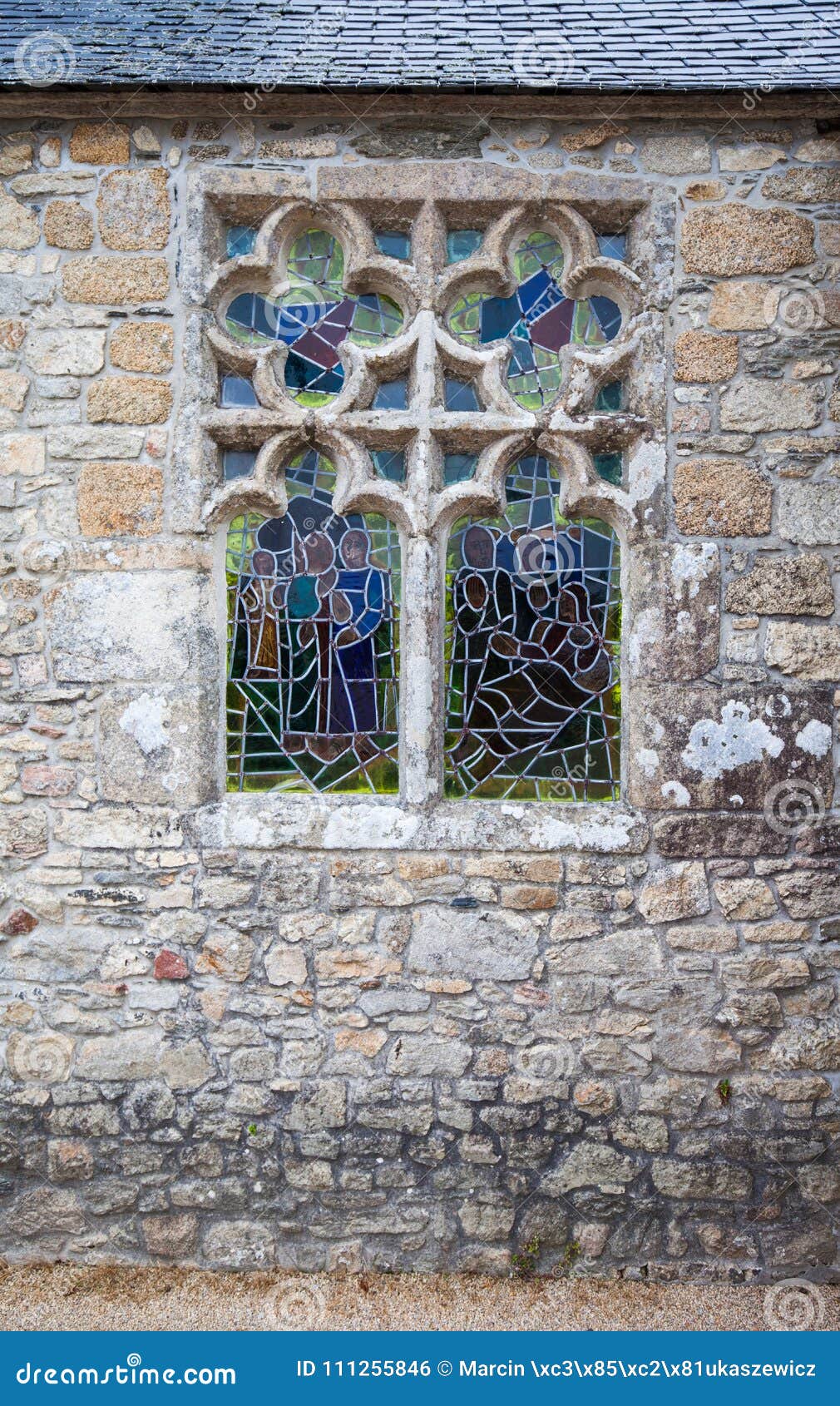 Abcient Decorative Old Medieval Window Stock Photo - Image of glass ...