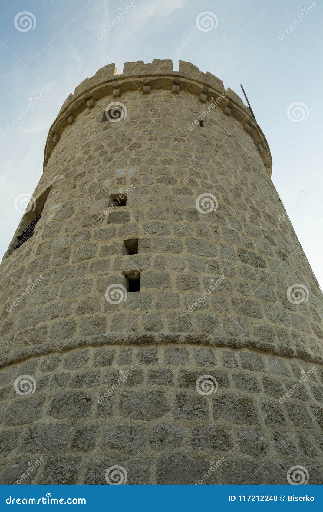 Ancient defence tower stock photo. Image of wall, narrow - 117212240
