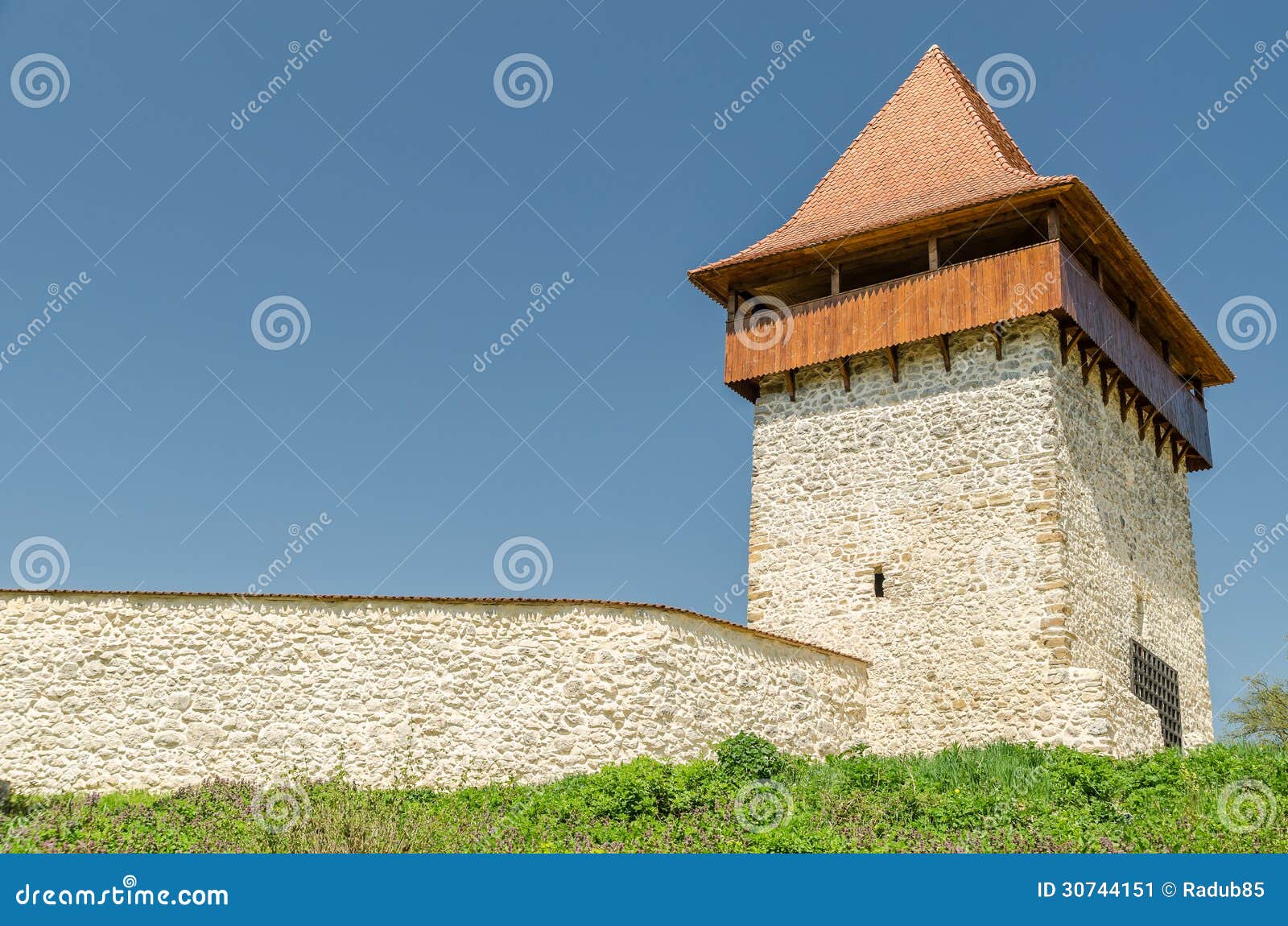 Ancient Defense Tower Royalty-Free Stock Image | CartoonDealer.com ...
