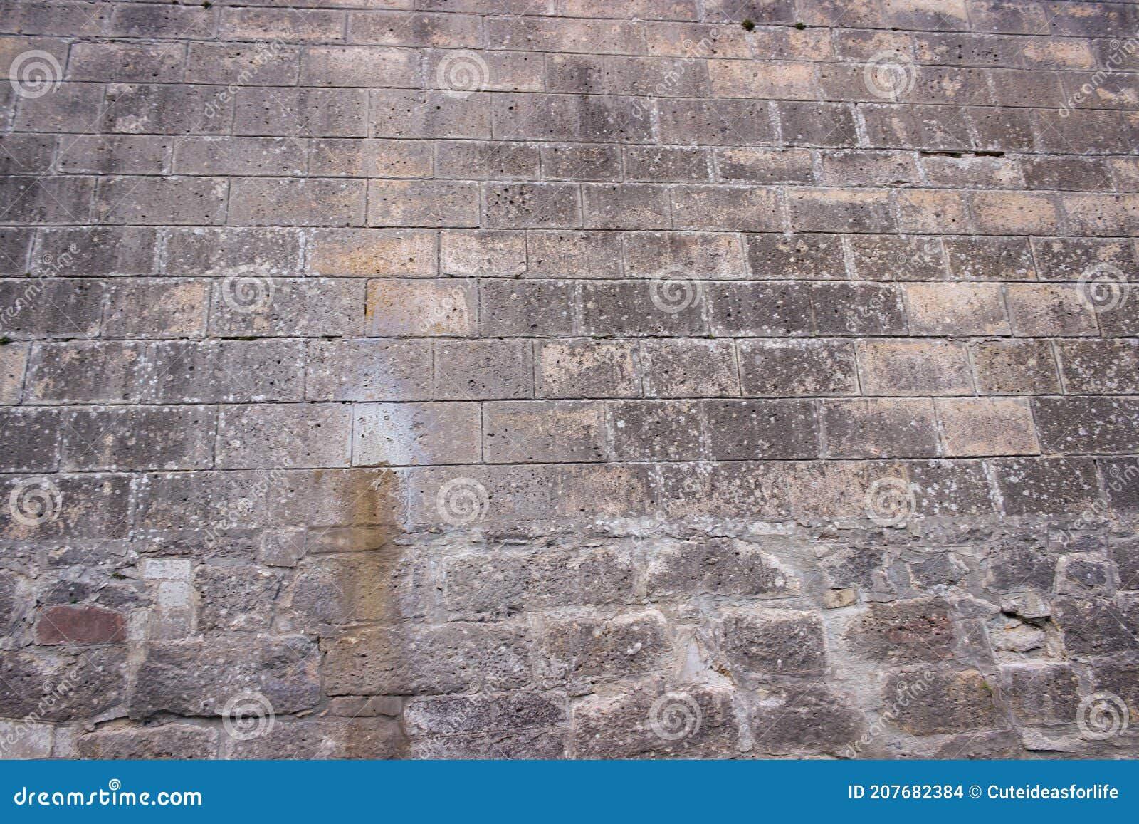 Ancient Defensive Stone Walls of the Castle Stock Photo - Image of ...