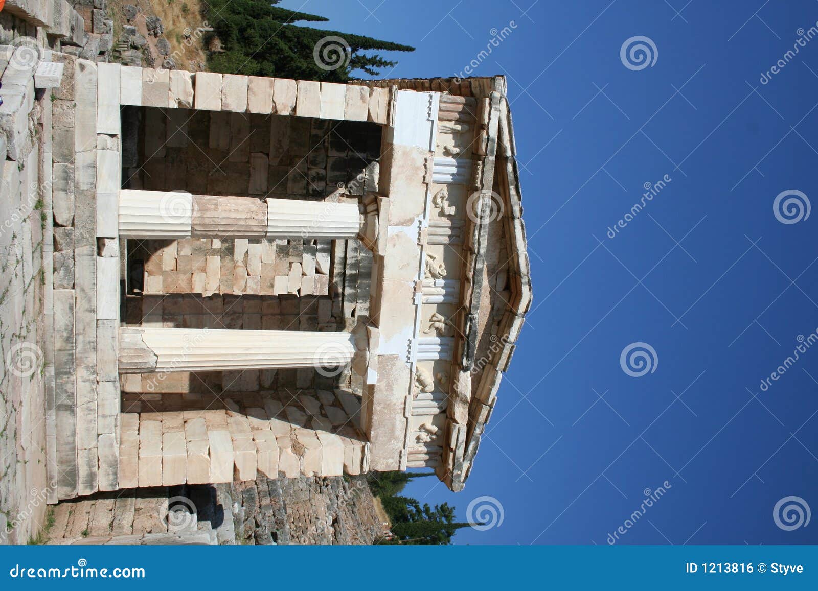 Ancient delphi stock photo. Image of historic, monument - 1213816