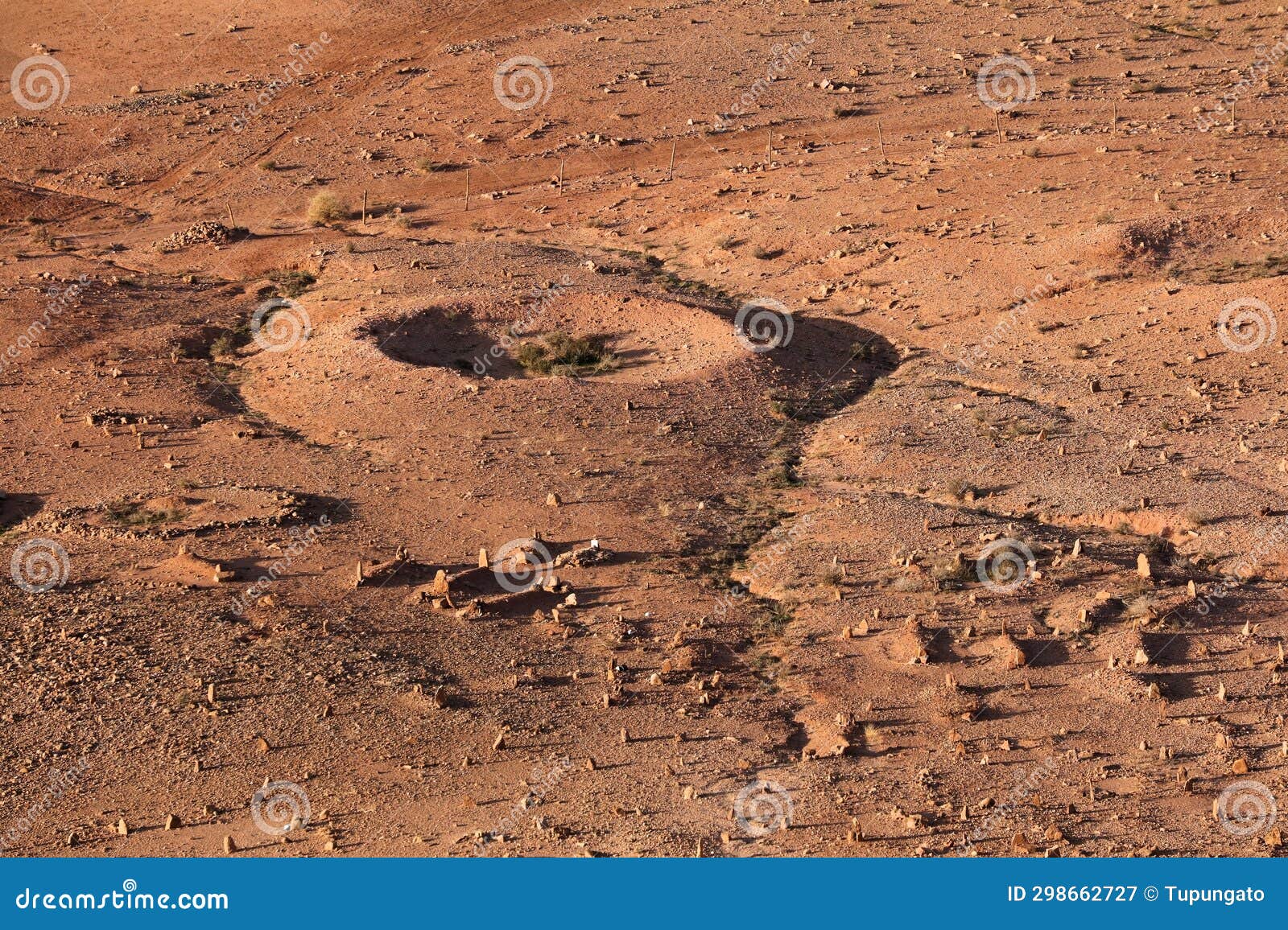 Ancient Desert Cemetery in Morocco Stock Image - Image of tourism ...