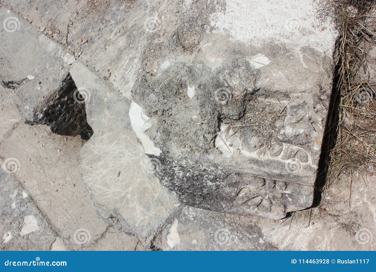 The Ancient Destroyed City of Hierapolis in Turkey Stock Photo - Image ...