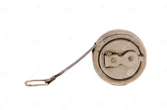 Ancient Device Measuring Length Roulette Isolated Stock Photo - Image ...