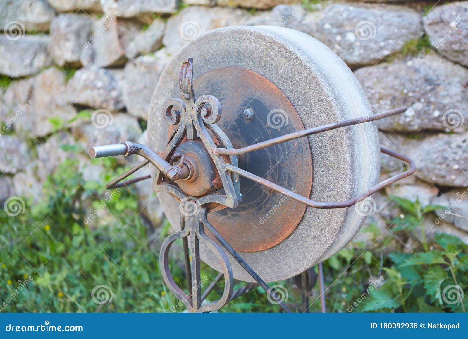 An Ancient Device for Sharpening Knives or Weapons Stock Photo - Image ...