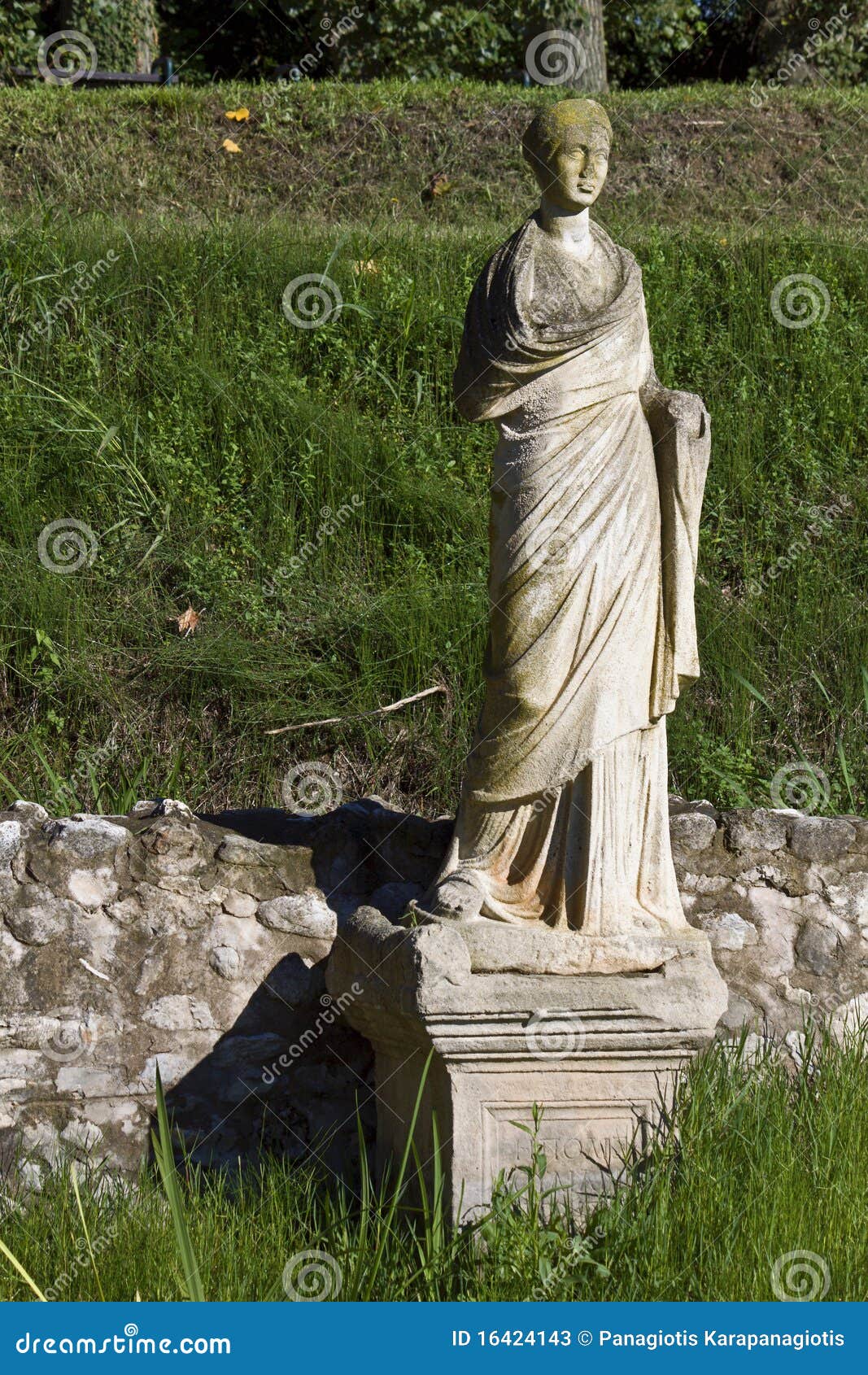 Ancient Dion at Greece, Temple of Isis Stock Image - Image of ...