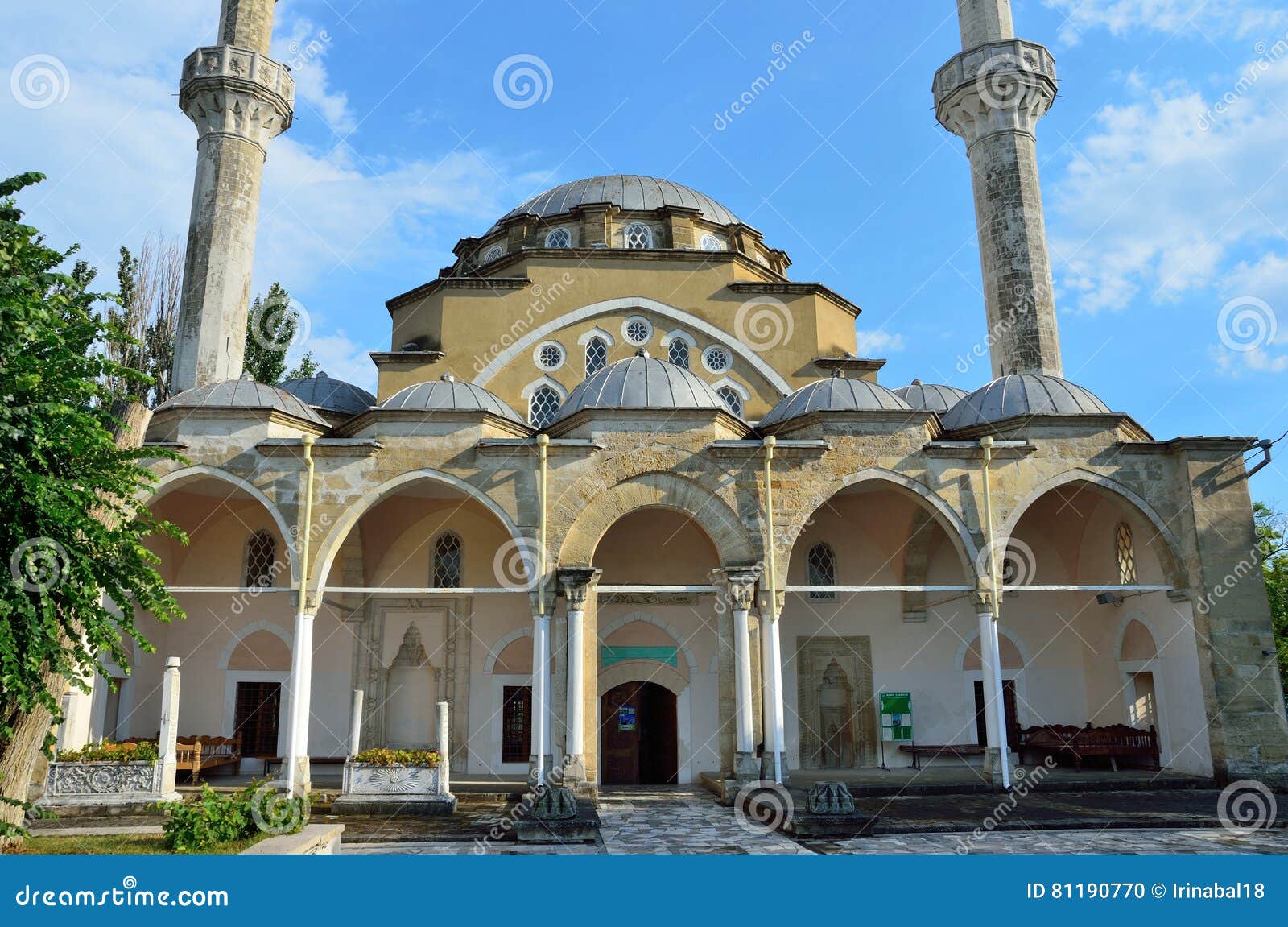 Ancient Djuma-Djami Mosque in Yevpatoria in Crimea Stock Photo - Image ...
