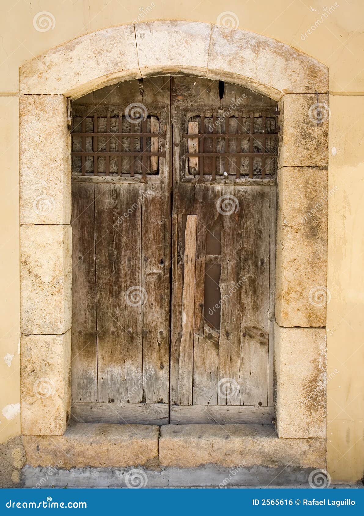 Ancient door stock photo. Image of aged, grid, ancient - 2565616