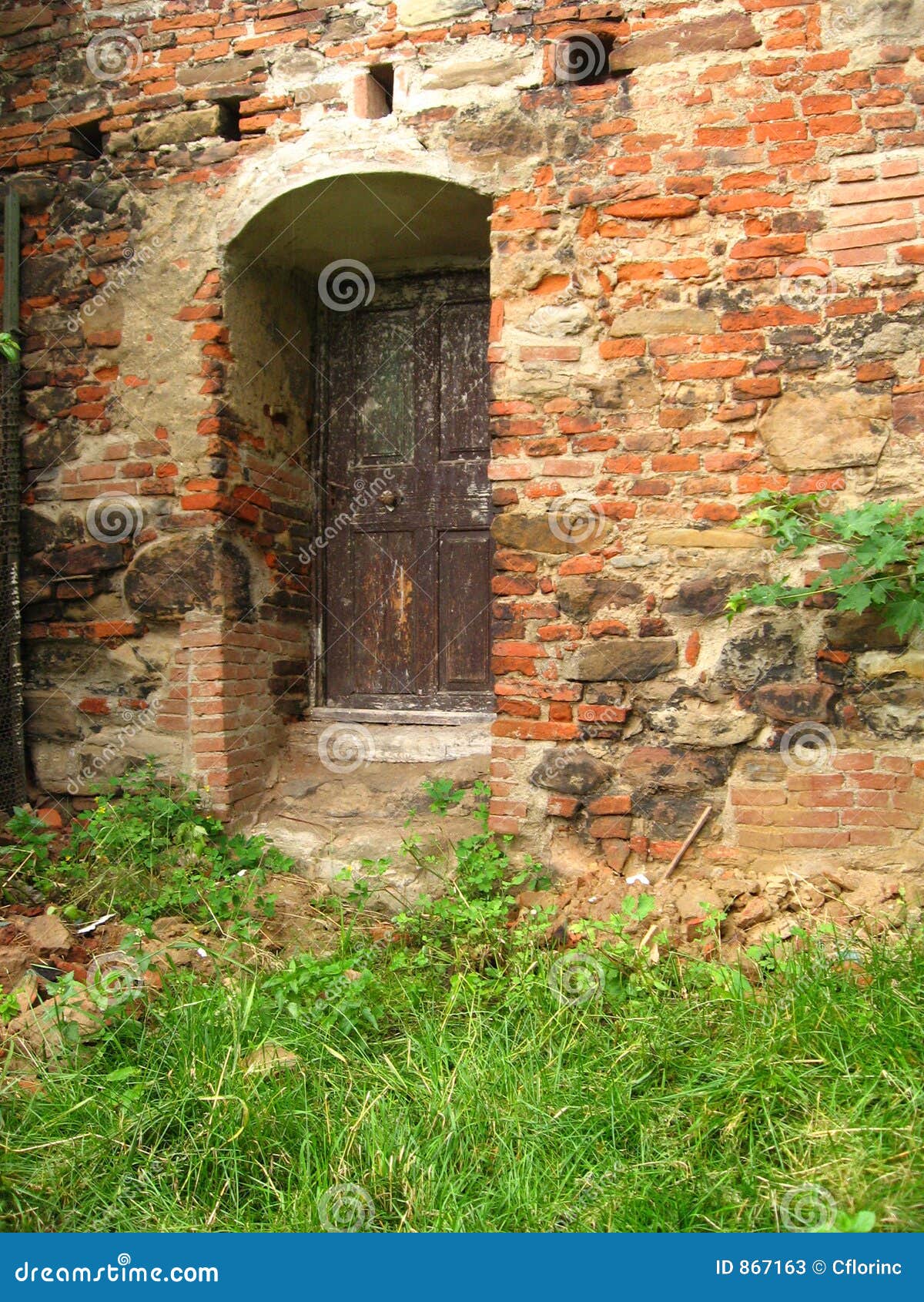 Ancient door stock image. Image of derelict, ruin, door - 867163