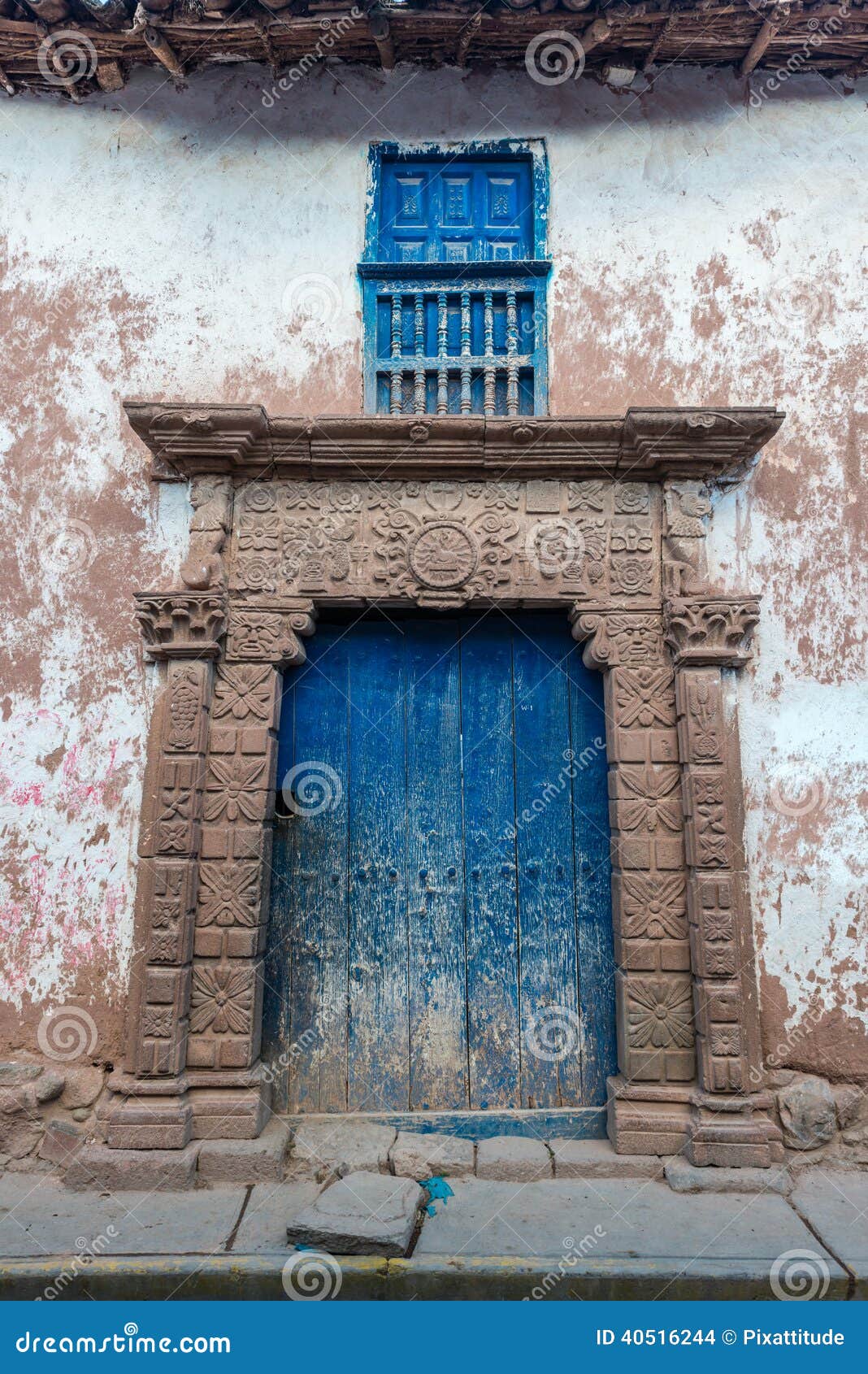 Ancient Door Peruvian Andes Moray in Cuzco Peru Stock Photo - Image of ...