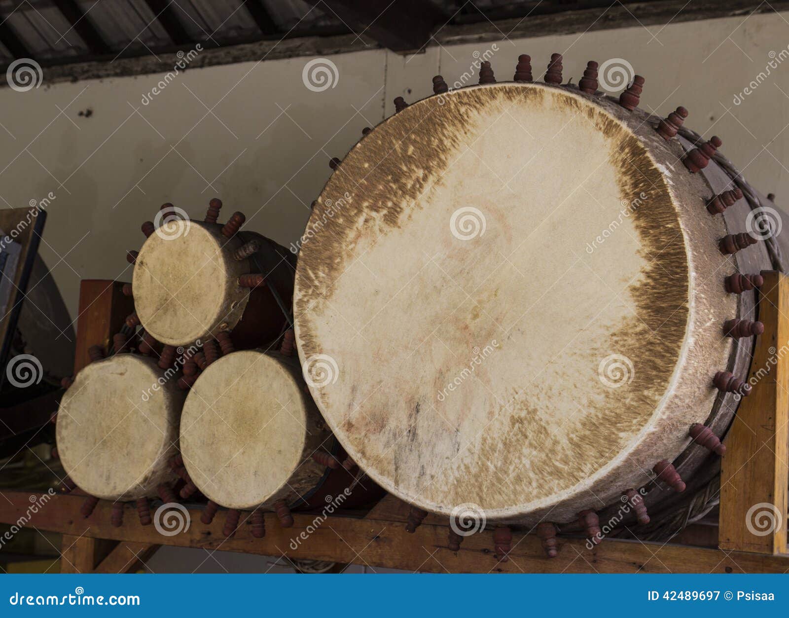 Ancient drum stock image. Image of material, brown, drum - 42489697
