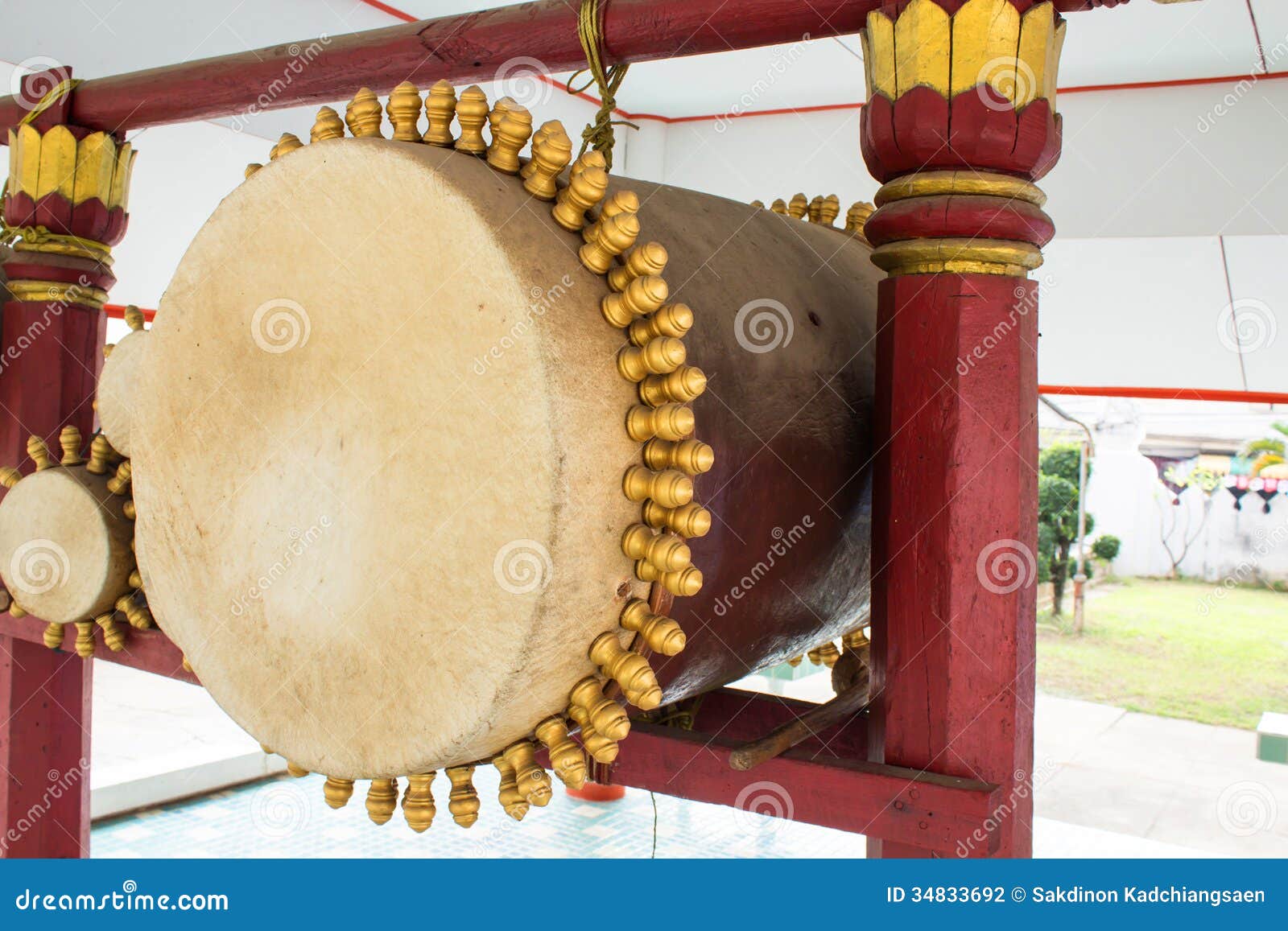 The Ancient Drum and Drumsticks Stock Photo - Image of tercet, aria ...