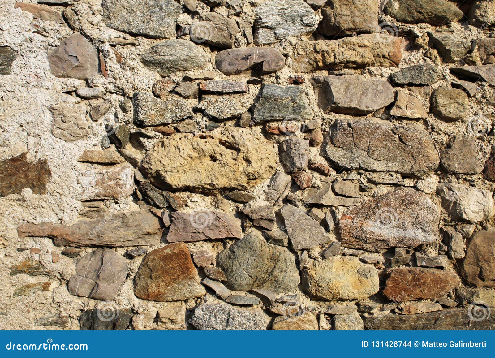 Ancient Dry Stone Wall Bricks Texture Stock Photo - Image of rustic ...