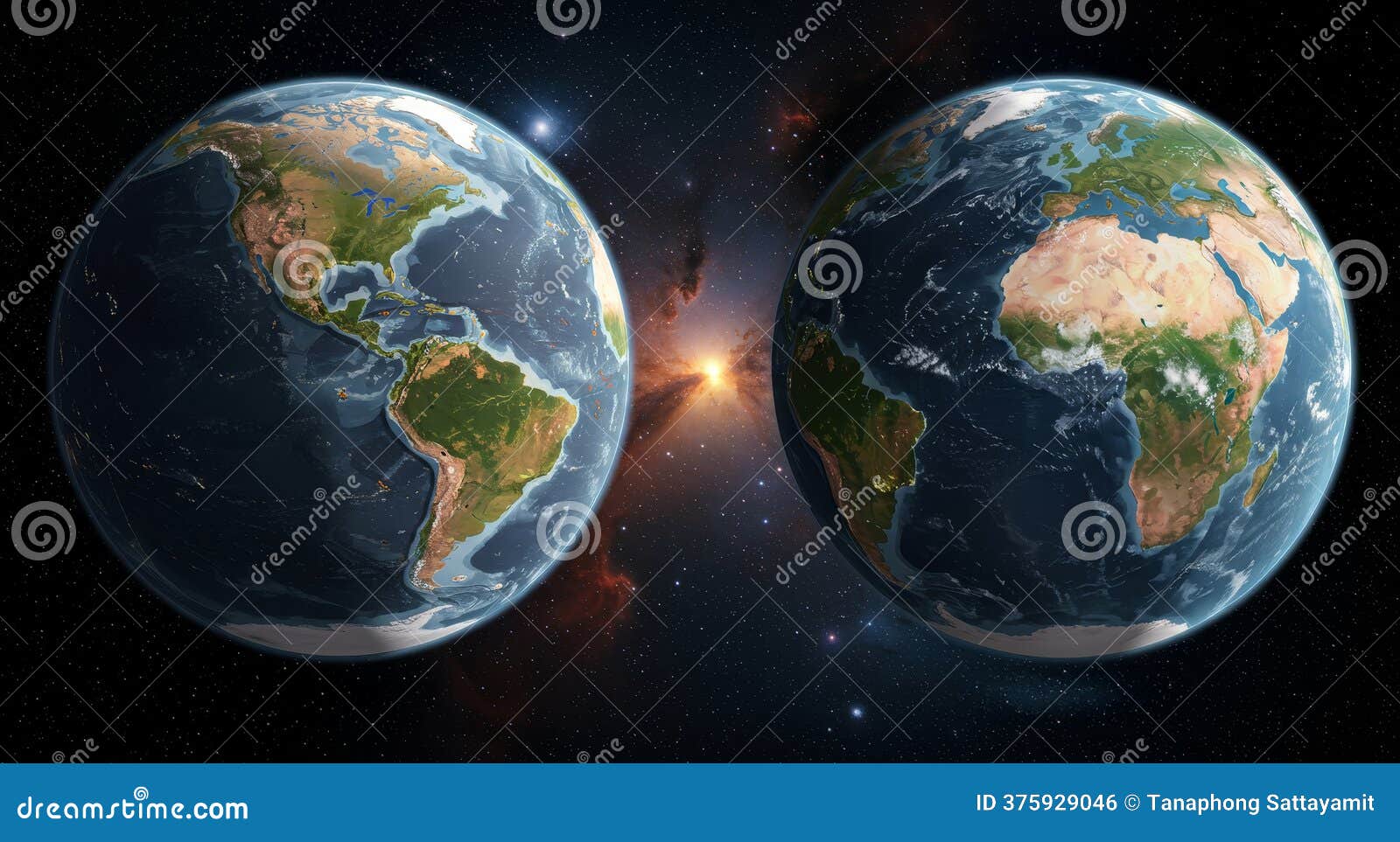 Planetary Evolution Or Transformation, Cosmic Process, Vector Design Generative AI ...