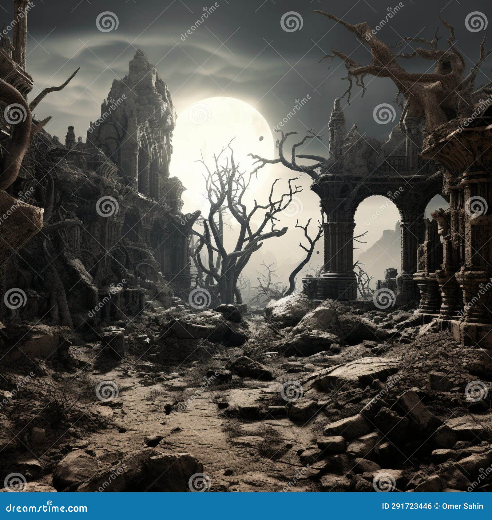 Ancient Echoes stock photo. Image of twisted, dilapidated - 291723446