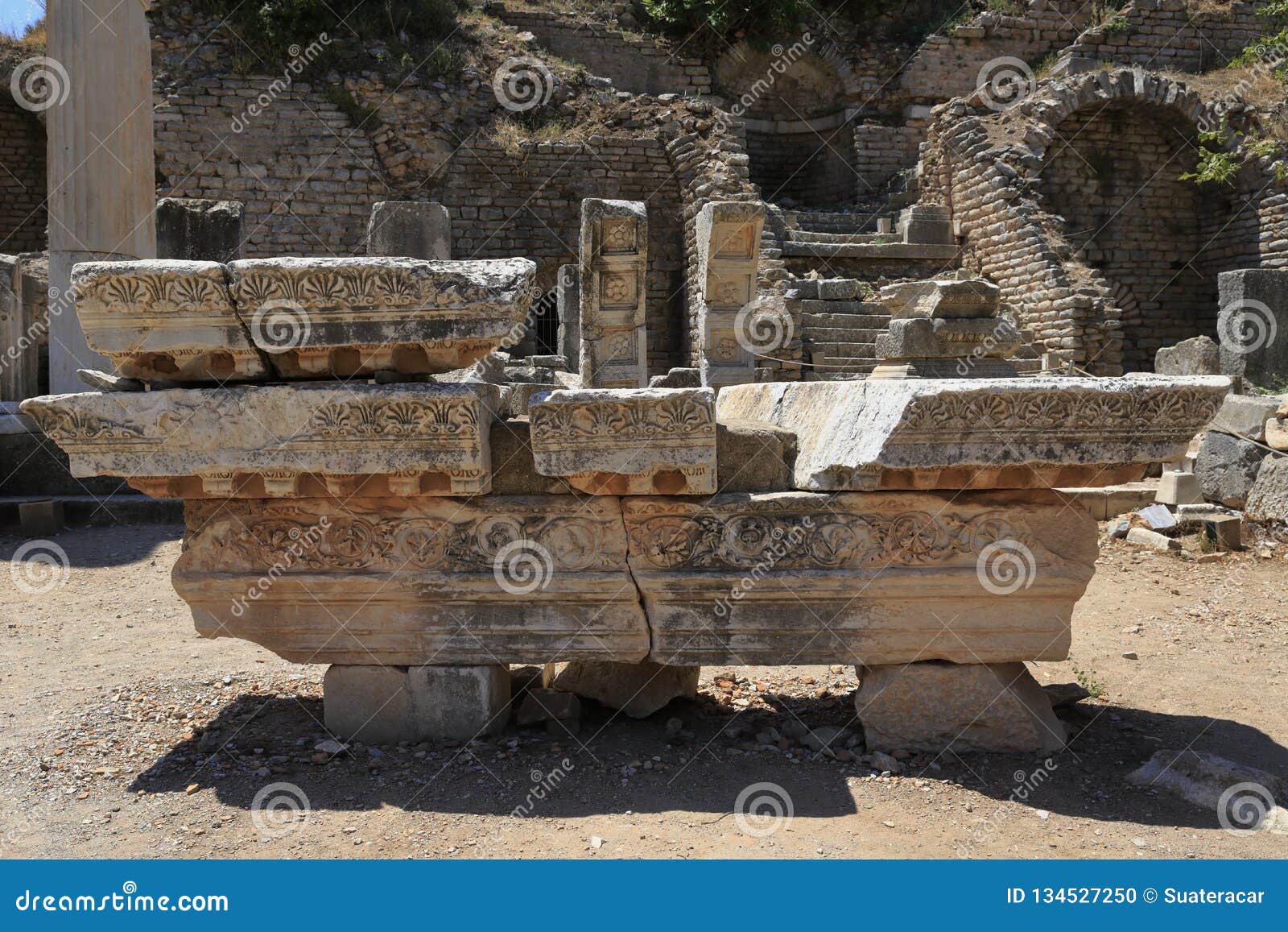 The Ancient of Efes City, Turkey Stock Photo - Image of arch, landmark ...