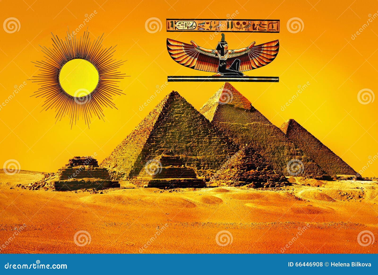 Fantasy Hieroglyphs And Pictograms Vector Illustration | CartoonDealer ...