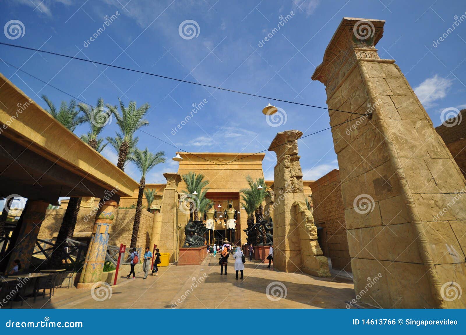 Ancient Egypt in Universal Studio, Singapore Editorial Photo - Image of ...