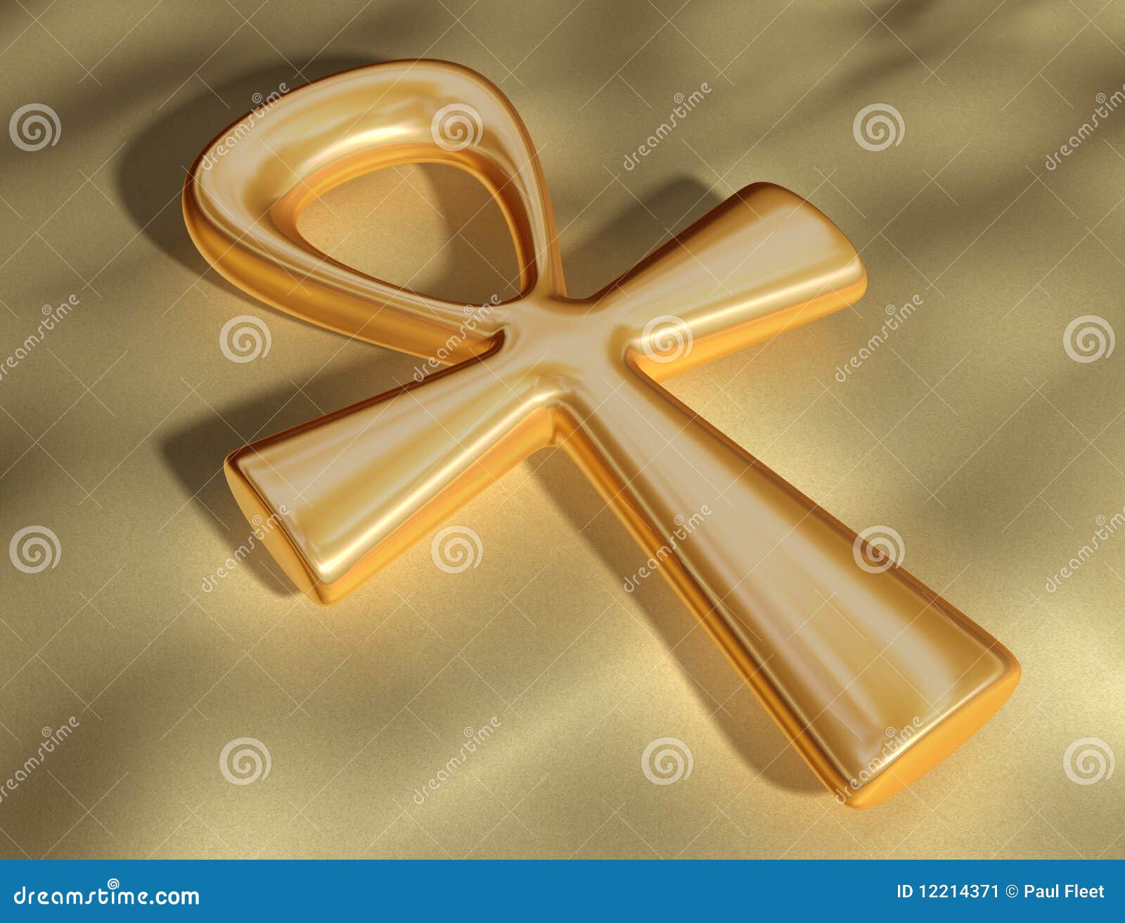Ancient Egyptian Ankh stock illustration. Illustration of bling - 12214371