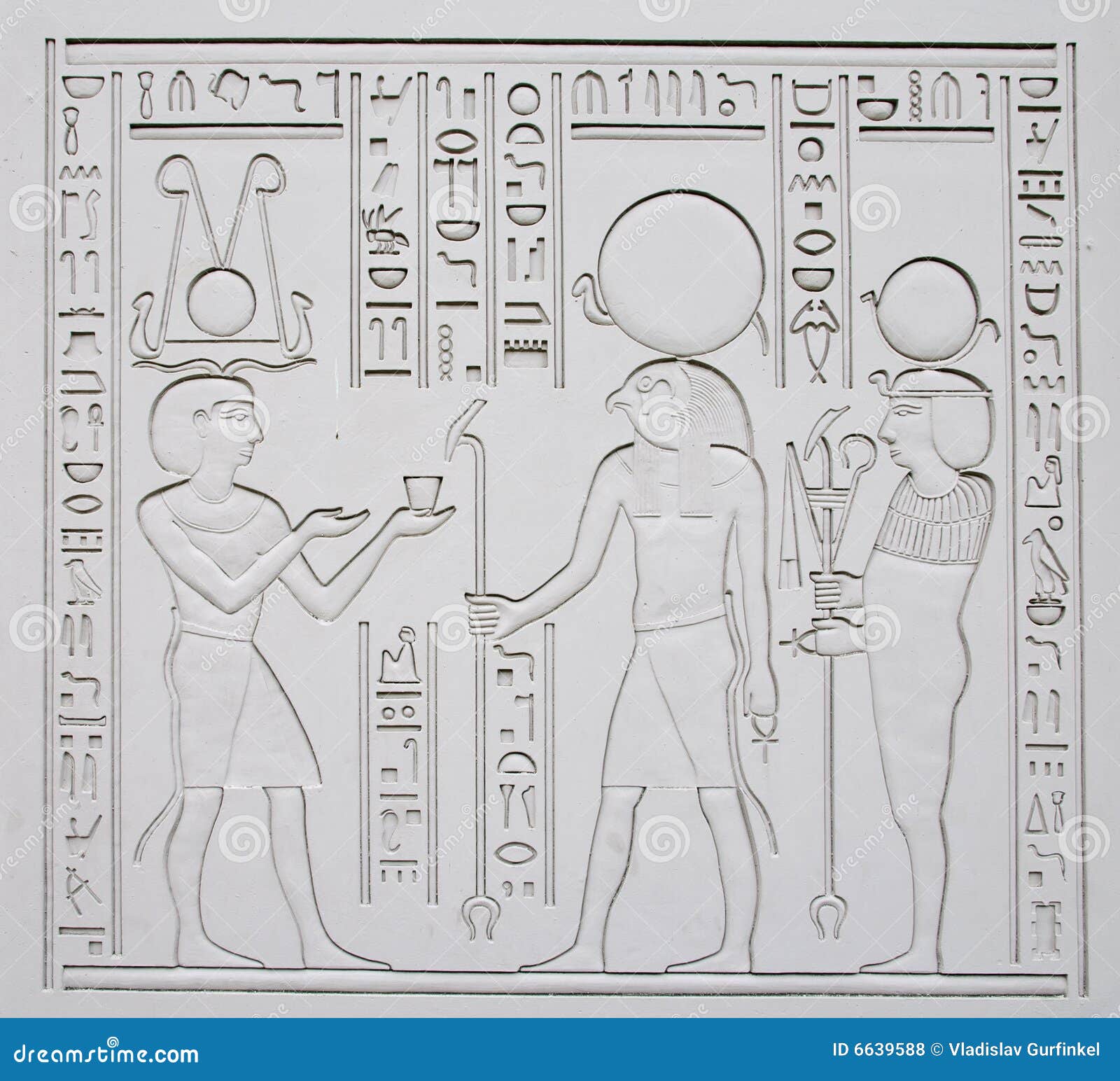 Ancient Egyptian Hieroglyphics Stock Photo - Image of temple, history ...