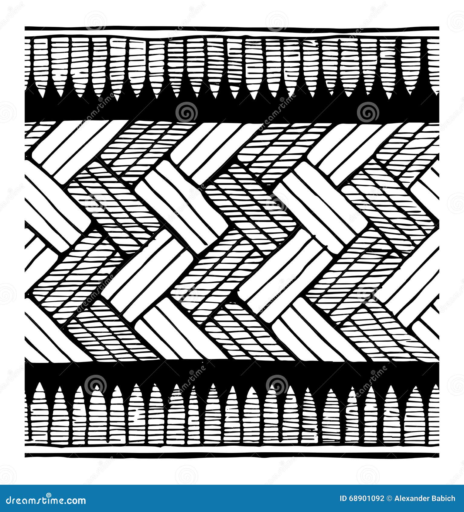 Egyptian Ornament Draws A Tomb Of Thebes, Vintage Engraving Vector ...