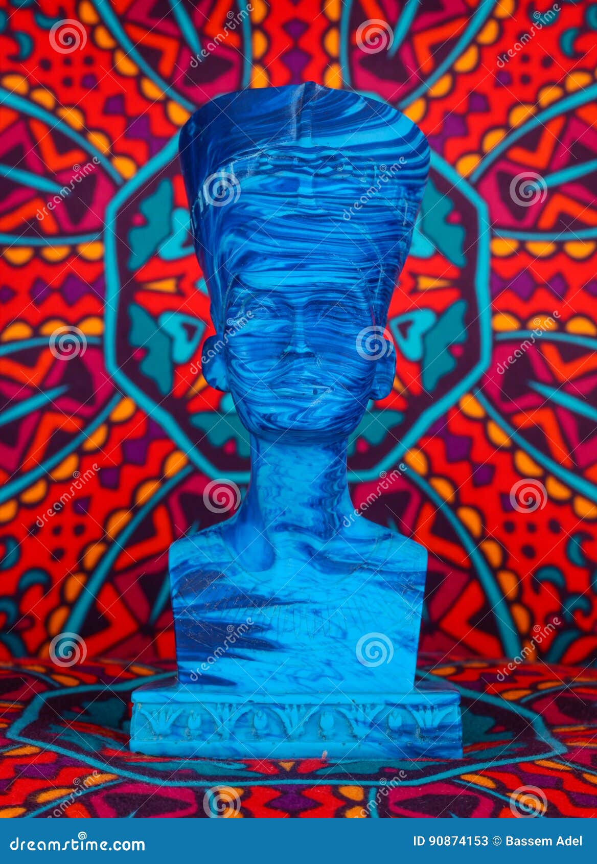 Ancient Egyptian Pharaoh Statue Stock Image - Image of pharaoh ...