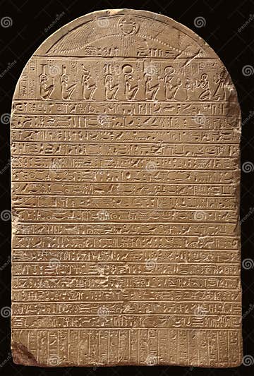 Ancient Egyptian scripture stock image. Image of mythological - 54004405