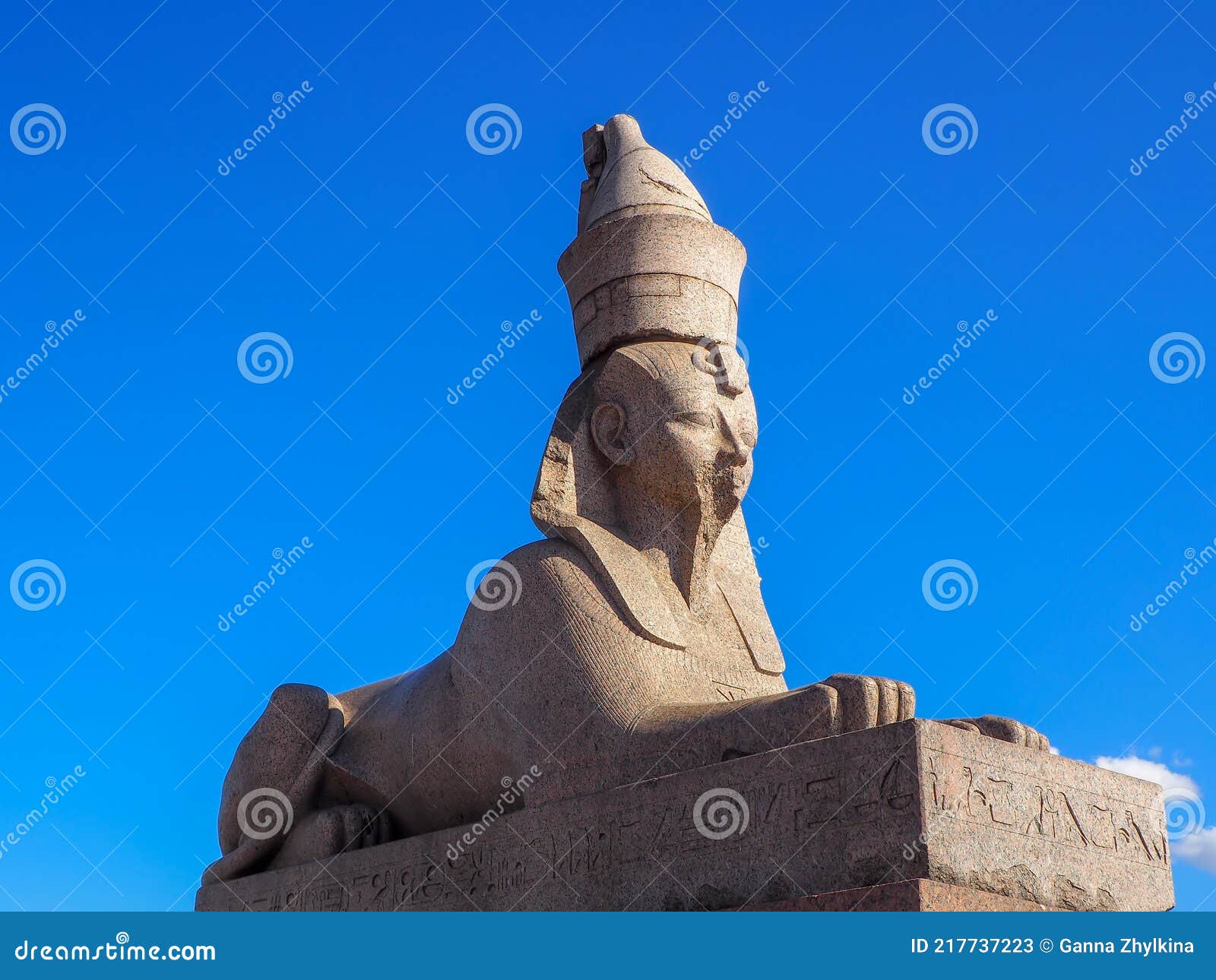 Ancient Egyptian Sphinx Statue Stock Image - Image of civilization ...