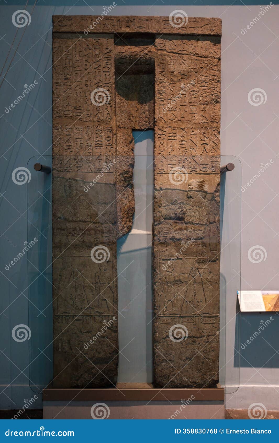 Ancient Egyptian Stela Displayed, British Museum, Uk Editorial Stock ...