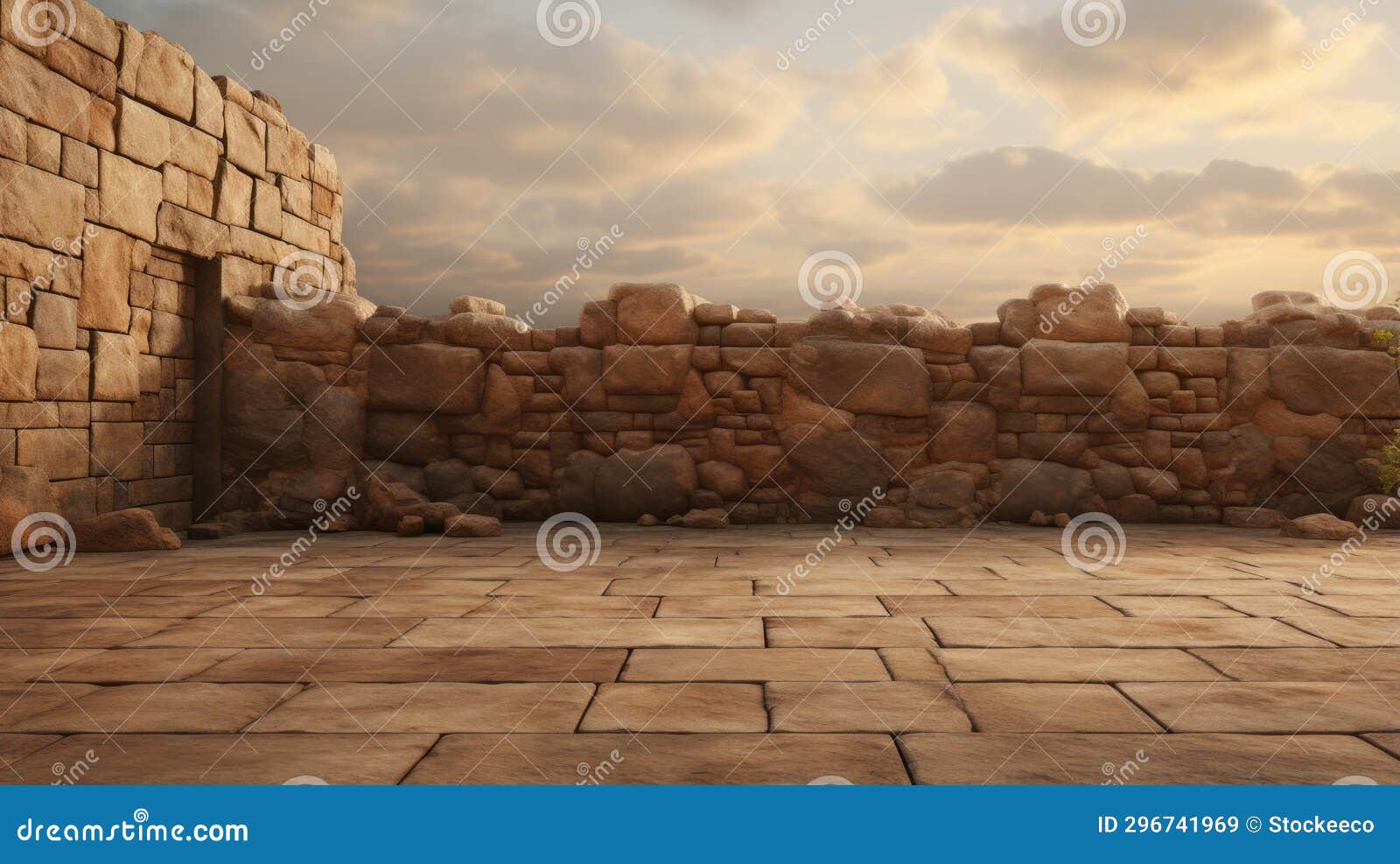 Ancient Egyptian Stone Walkway: Unreal Engine 5 Environment with ...