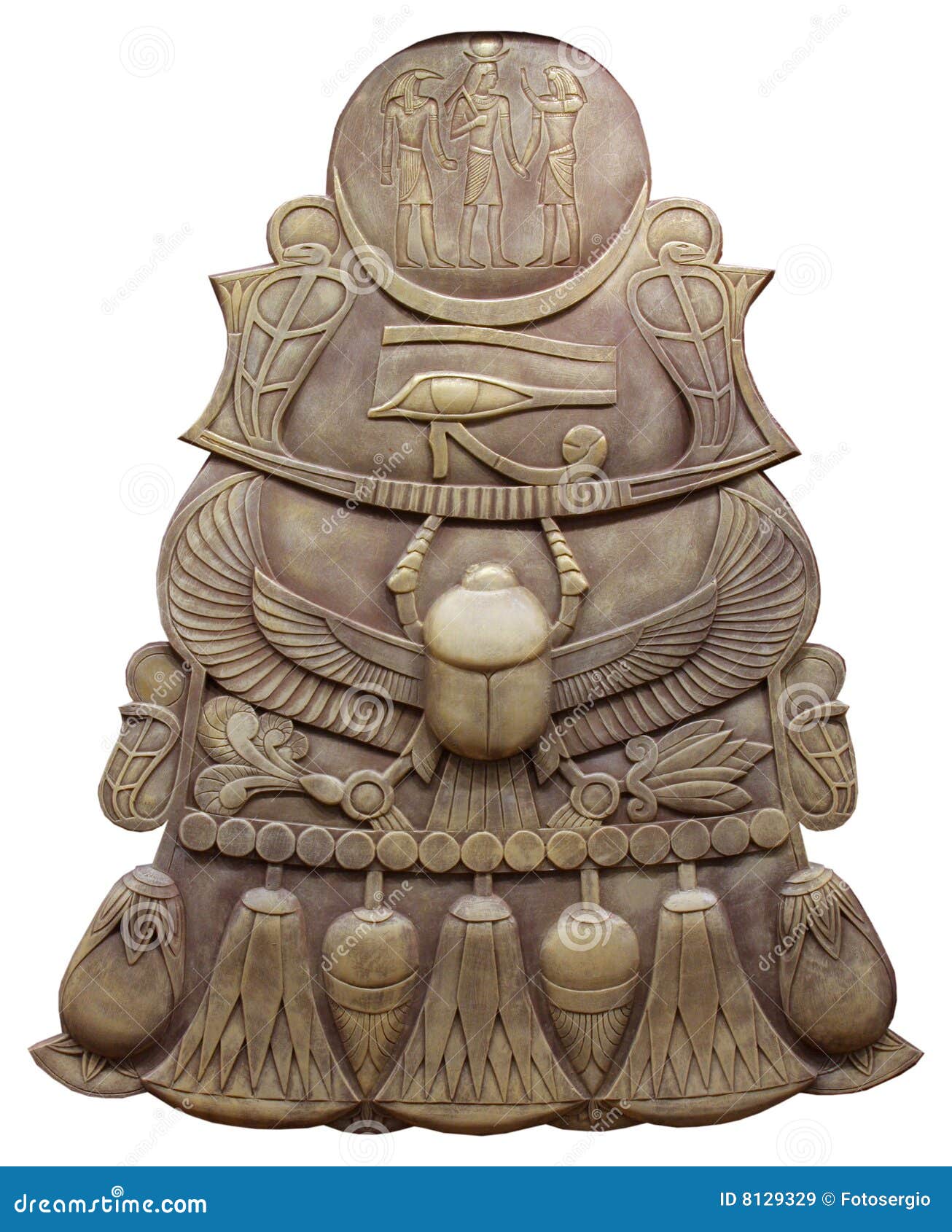 Ancient Egyptian Symbol With Beetles Stock Image | CartoonDealer.com ...