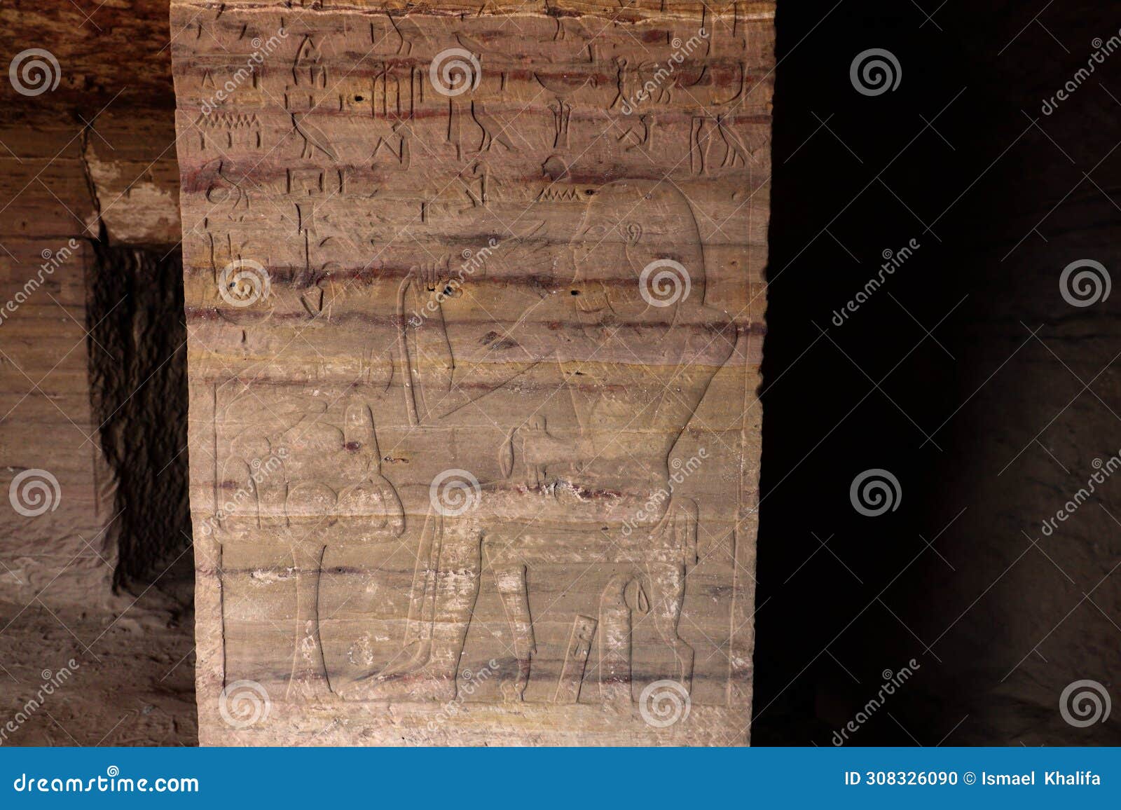 Ancient Egyptian Tombs of Nobles Editorial Image - Image of middle ...