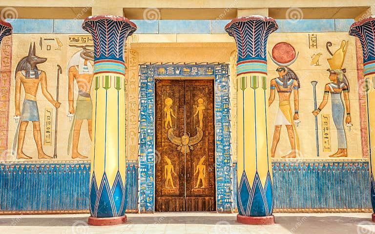 Ancient Egyptian Writing on Stone in Egypt Stock Image - Image of ...