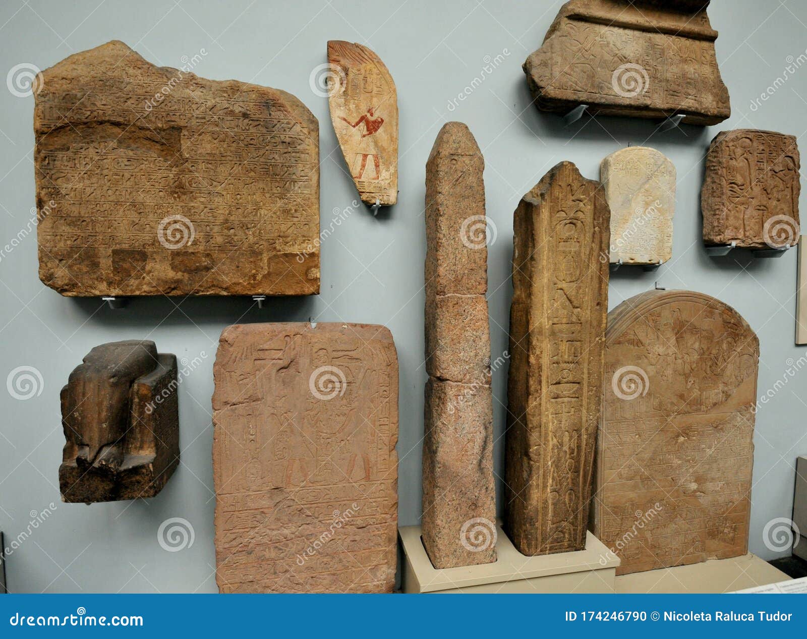 Ancient Egyptian Inscriptions Displayed at the British Museum Used To ...