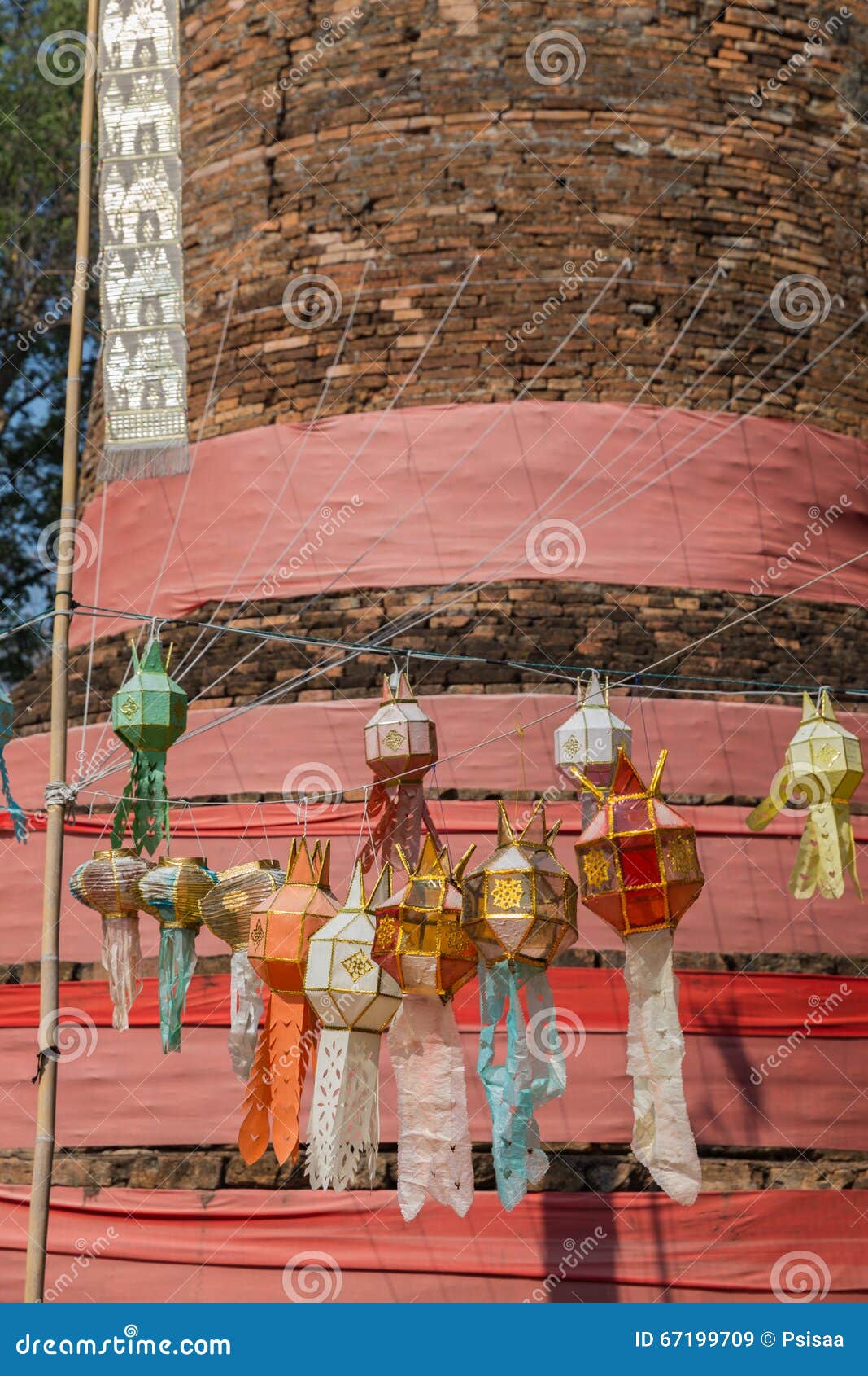 Ancient Elephant Monument Ruin in Thailand Style Stock Image - Image of ...