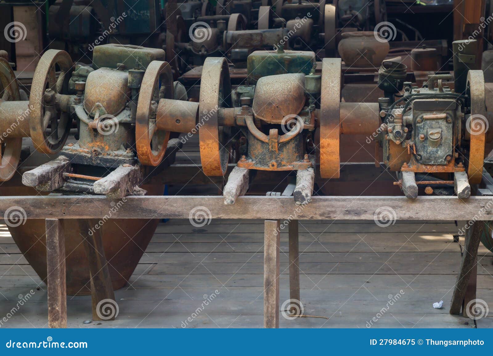 Ancient engine stock image. Image of pulley, work, industry - 27984675