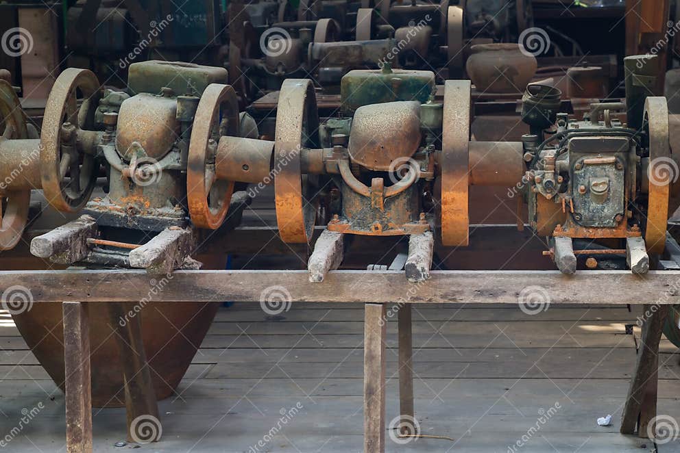 Ancient engine stock image. Image of pulley, work, industry - 27984675