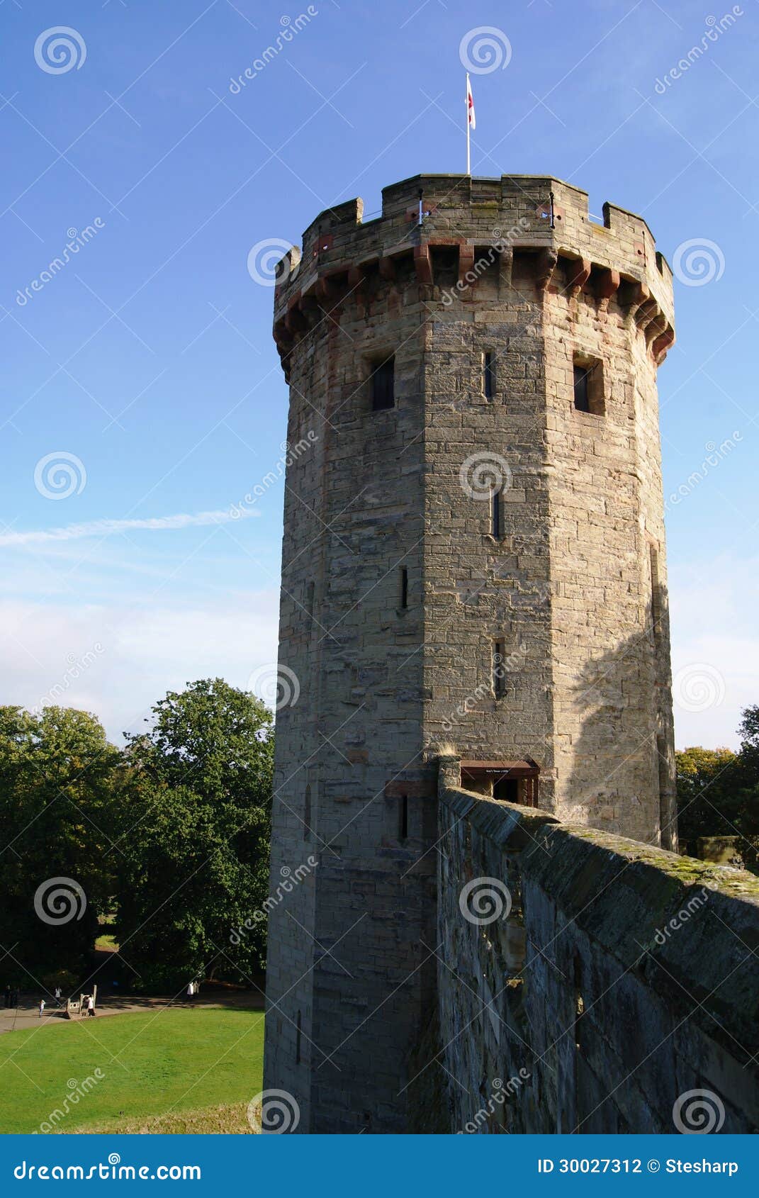 Castle Tower stock photo. Image of stone, warfare, protection - 30027312