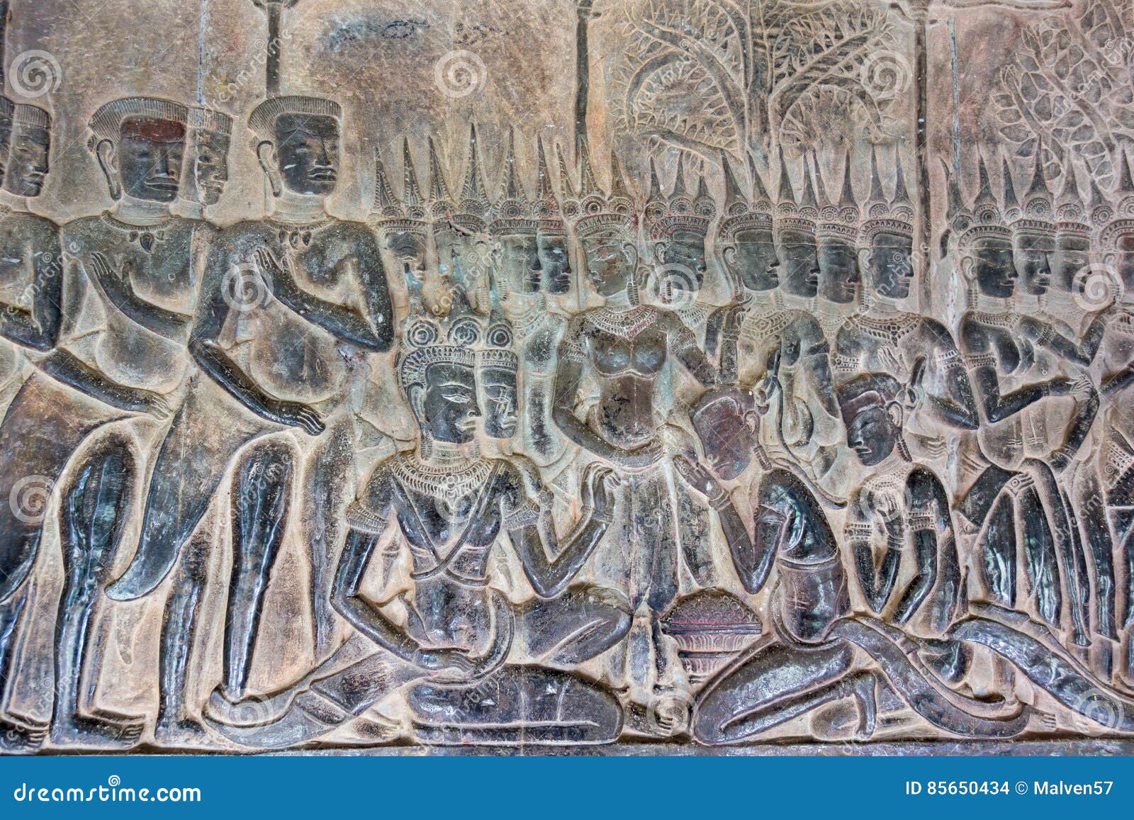 Ancient Engraving on a Stone Wall Stock Photo - Image of stone ...