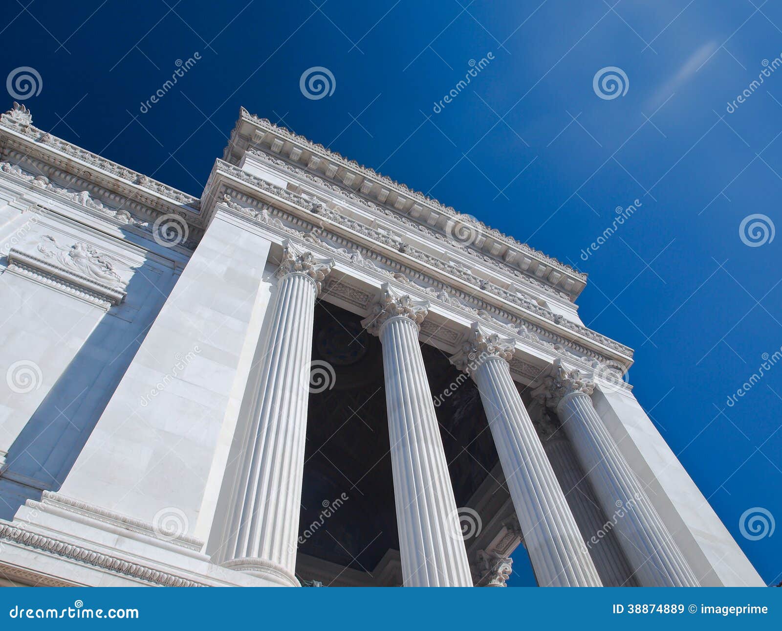 Ancient European Architecture Stock Image - Image of roman, columns ...