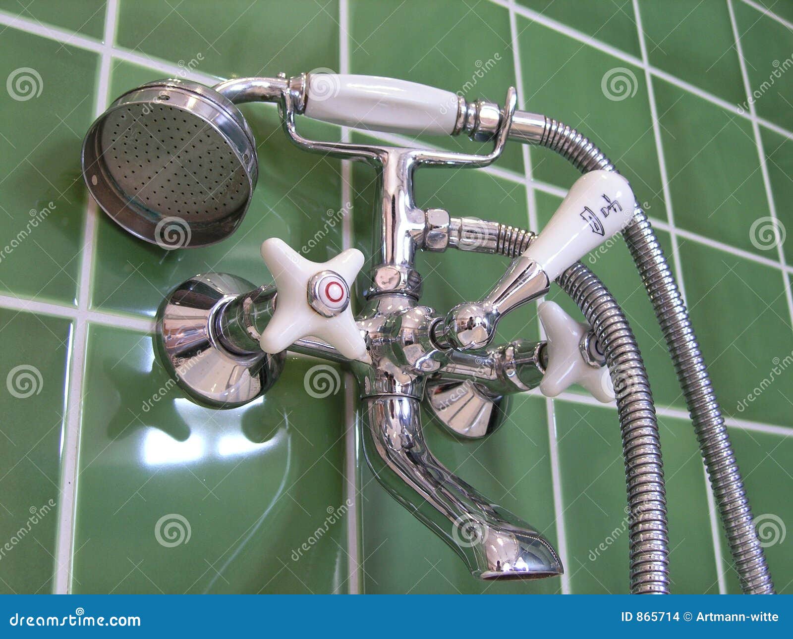 Ancient faucet stock photo. Image of shower, antique, hygienic - 865714