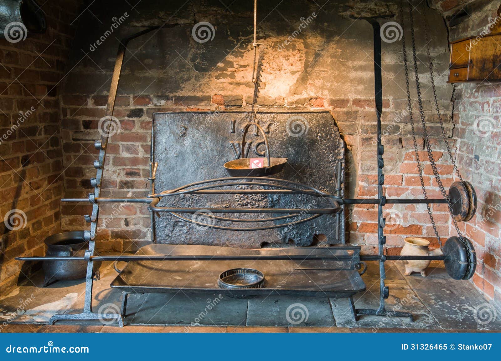 Ancient Fireplace Royalty Free Stock Photo - Image: 31326465