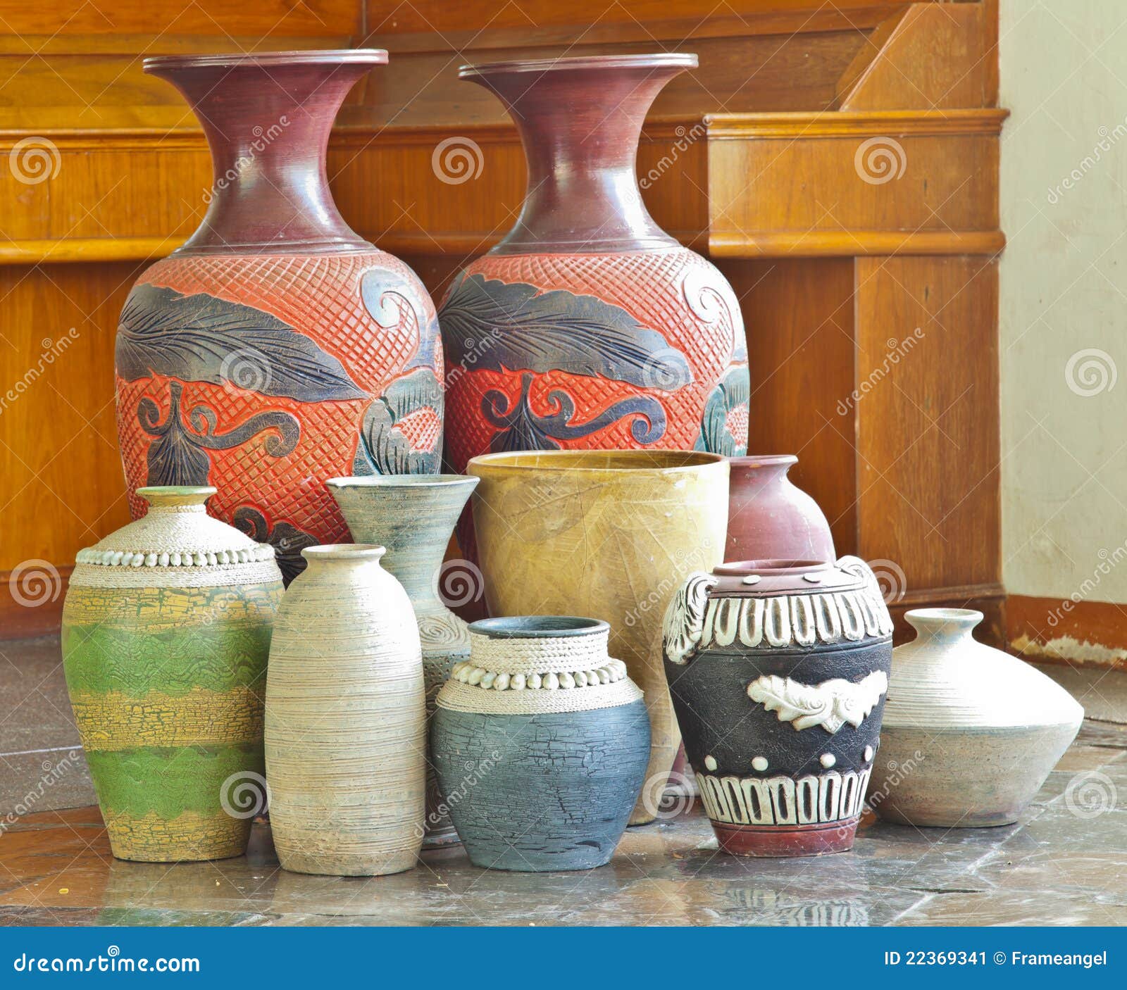 Ancient Flower Pot Holder Made From Brute Stone - Very Old Sculpture ...